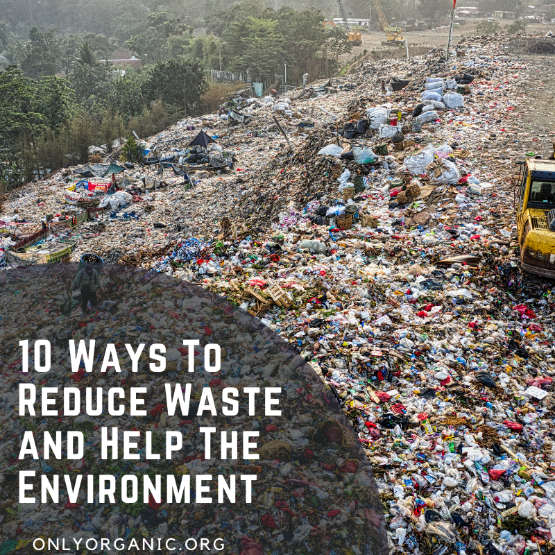 10 Ways To Reduce Waste and Help the Environment | Organic Voices